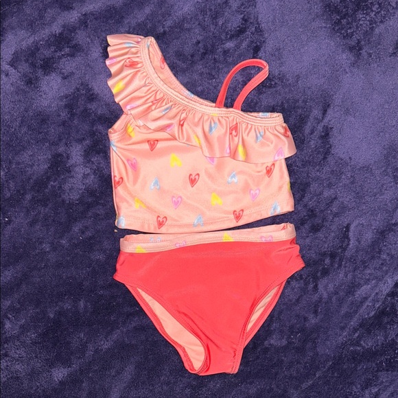 George | Swim | Orange Heart Bathing Suit For Toddler | Poshmark